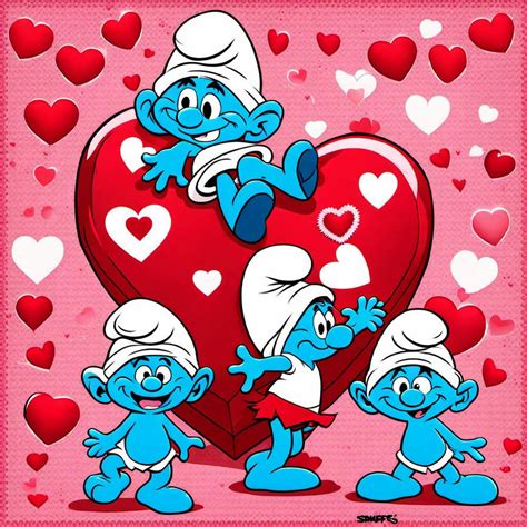 Smurfs Valentines Day By Austinm2006 On Deviantart