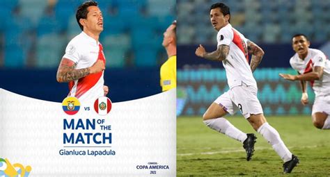 Gianluca Lapadula Fue Elegido Como Mejor Jugador Del Perú Vs Ecuador