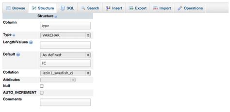 how do you make a field always default to a value in mysql