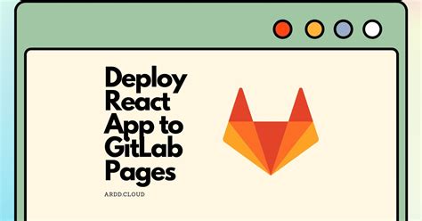 deploy react app to gitlab pages