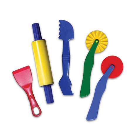play dough tools 5 piece set becker s school supplies
