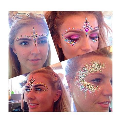 Glitter And Bindis From Its In Your Dreams Festival Makeup Glitter