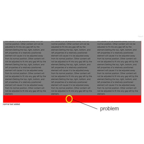 html css relative div show space in auto height stack