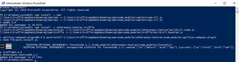 how to install truffle and testrpc on windows for blockchain