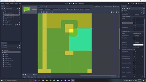 why does polygon on godot not render the way as how i set it in the