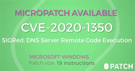 0patch blog micropatch available for sigred the wormable remote