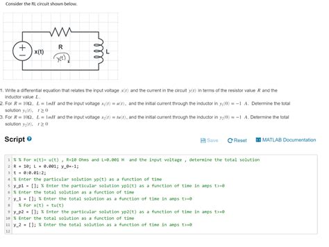 Solved Consider The Rl Circuit Shown Below W R X T