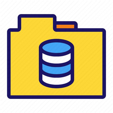 data database folder server storage icon