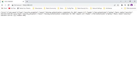 missing authentication credentials for rest request elasticsearch