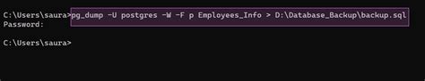 backup database in postgres