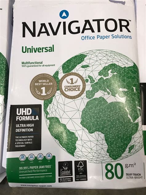 Navigator Universal Paper A4 80gsm 500 Sheets X6 Reems Ebay