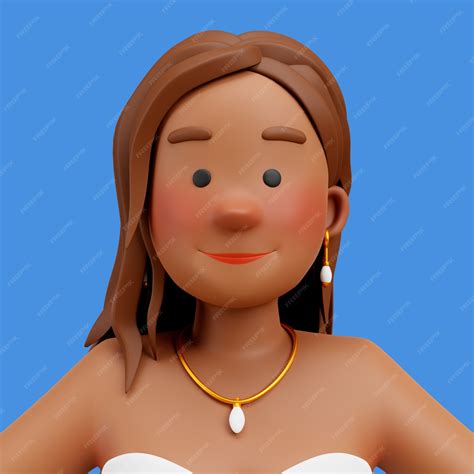 Premium Psd 3d Rendering Of Avatar