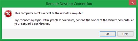 solved this computer cannot connect to the remote computer experts