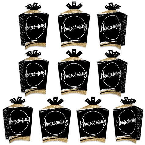 Big Dot Of Happiness Hoco Dance Table Decorations Homecoming Fold