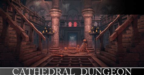 cathedral dungeon 3d dungeons unity asset store