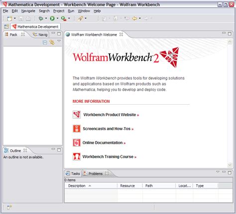 the wolfram workbench