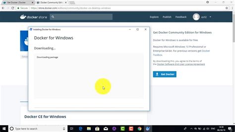 how to install docker for windows youtube