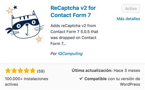 solucionar error en contact form 7 con recaptcha v3 delefant