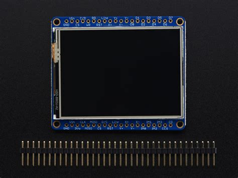 new product adafruit 2 4″ tft lcd with touchscreen