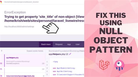 null object pattern in practice using php laravel and livewire youtube
