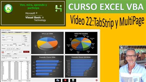 excel vba tabstrip y multipage vídeo 22 youtube