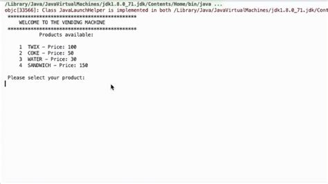 hello code finally all steps to design a vending machine