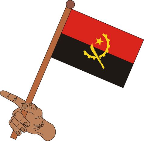 Flag Angola Flag Of Angola Graphics National Colors Free Image From