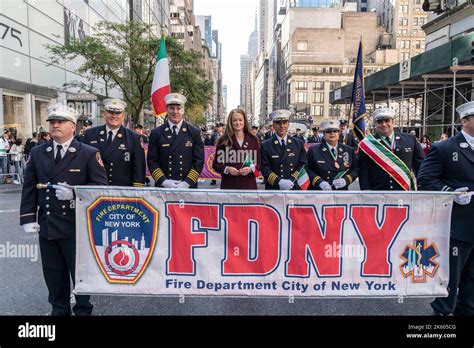 New York New York Usa 11th Oct 2022 Acting Fdny Commissioner Laura