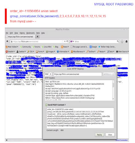 flickr vulnerable to sql injection and remote c0de execution flaw