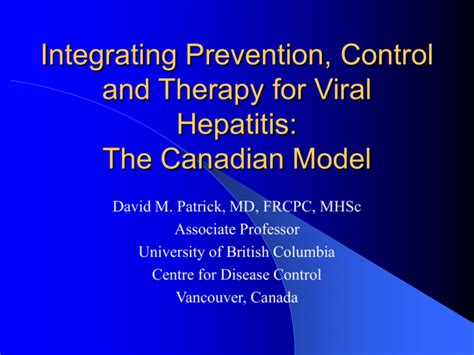 integrating prevention control and therapy for viral
