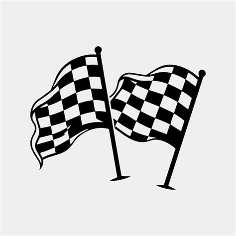 Premium Vector Set Of Racing Flags Vector Design