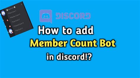 discord bot maker member count