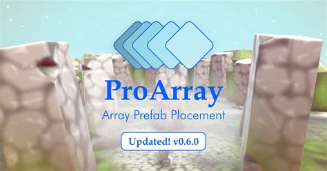 proarray array prefab placement array modifier 모델링 unity asset