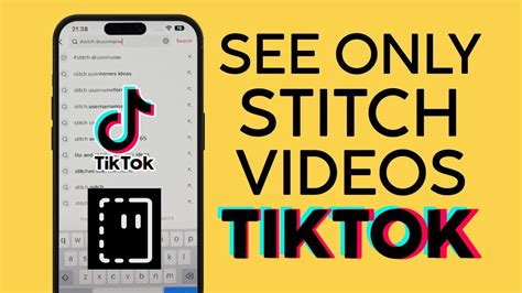 How To See Only Stitch Videos On Tiktok Search Stitch Tiktok Video