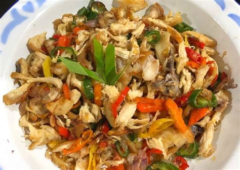 Resep Oseng Ayam Suwir Oleh Zkitchen Cookpad
