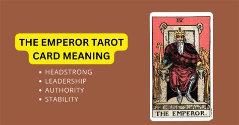 The Emperor Tarot Card Meaning Major Arcana