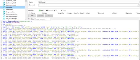 sql error 208 invalid object name sys extended properties invalid