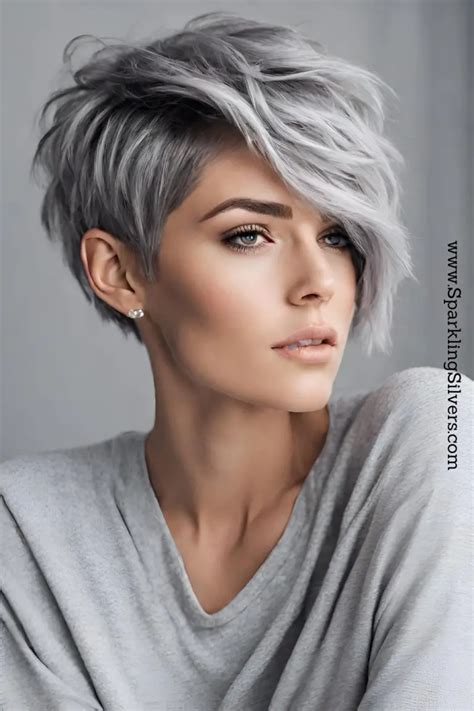 Glamorous Gray Haircuts For Women Sparklingsilvers