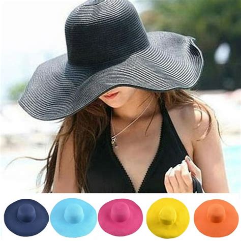 Travelwant Womens Sun Straw Hat Wide Brim Uv Upf 50 Summer Hat Foldable
