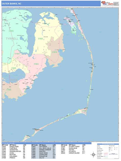 Navigating The Outer Banks A Comprehensive Guide To The Island Map