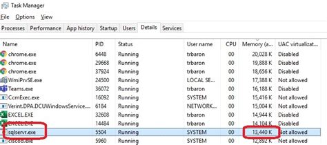 limit sql server memory to a fixed amount sage x3 support sage x3