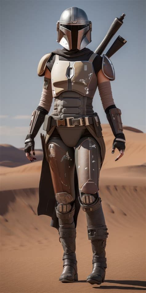 Hd Wallpaper Ai Art Mandalorians Women Vertical Portrait Display