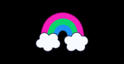 Polysexual Rainbow Lgbtq Sticker Teepublic