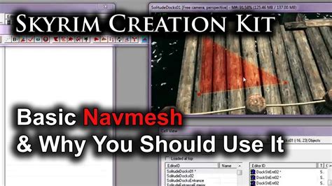 01 skyrim creation kit tutorial navmesh basics youtube
