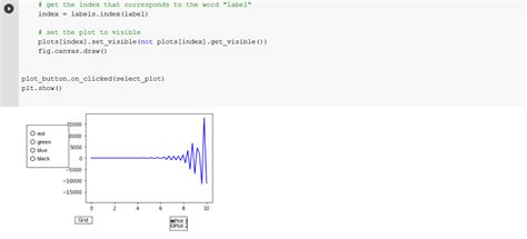 matplotlib widgets — how to make your plot interactive with buttons
