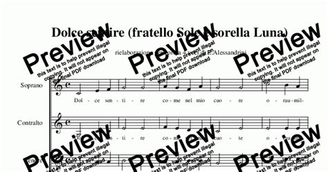 Dolce Sentire Choir Download Sheet Music Pdf File