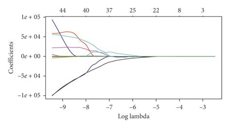 lasso selection and the predictive efficacy of radiomics features a