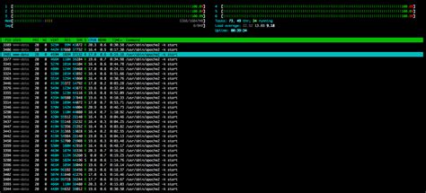 php apache2 droplet cpu usage 100 starting the server