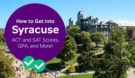 How To Get Into Syracuse Sat And Act Scores Gpa And More Magoosh