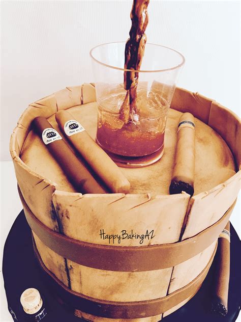 Gravity Defying Whisky Cake The Angels Envy Whiskey Is A Full Size